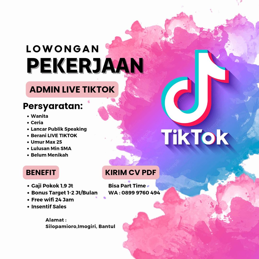 ADMIN LIVE TIKTOK | AtmaGo