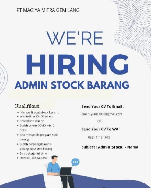 ADMIN STOCK BARANG | AtmaGo
