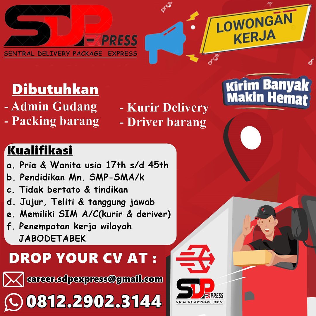 Admin Gudang, Kurir Delivery, Packing barang, Driver barang | AtmaGo