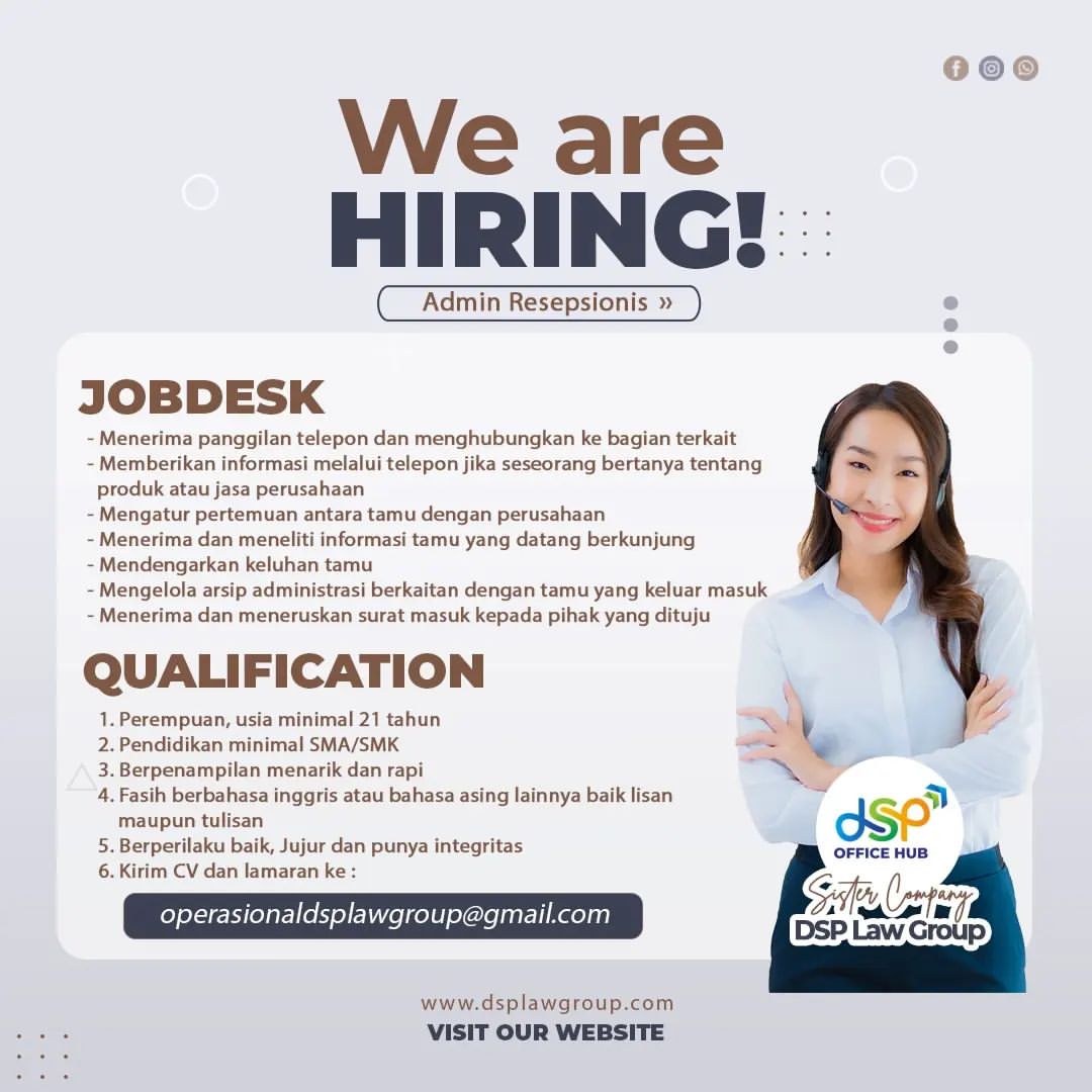 Admin Resepsionis | AtmaGo