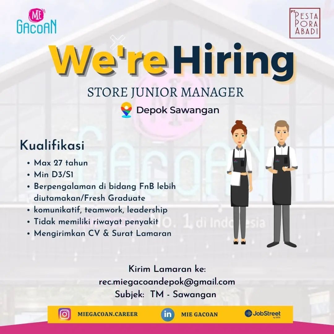 STORE JUNIOR MANAGER AtmaGo store-junior-manager-atmago