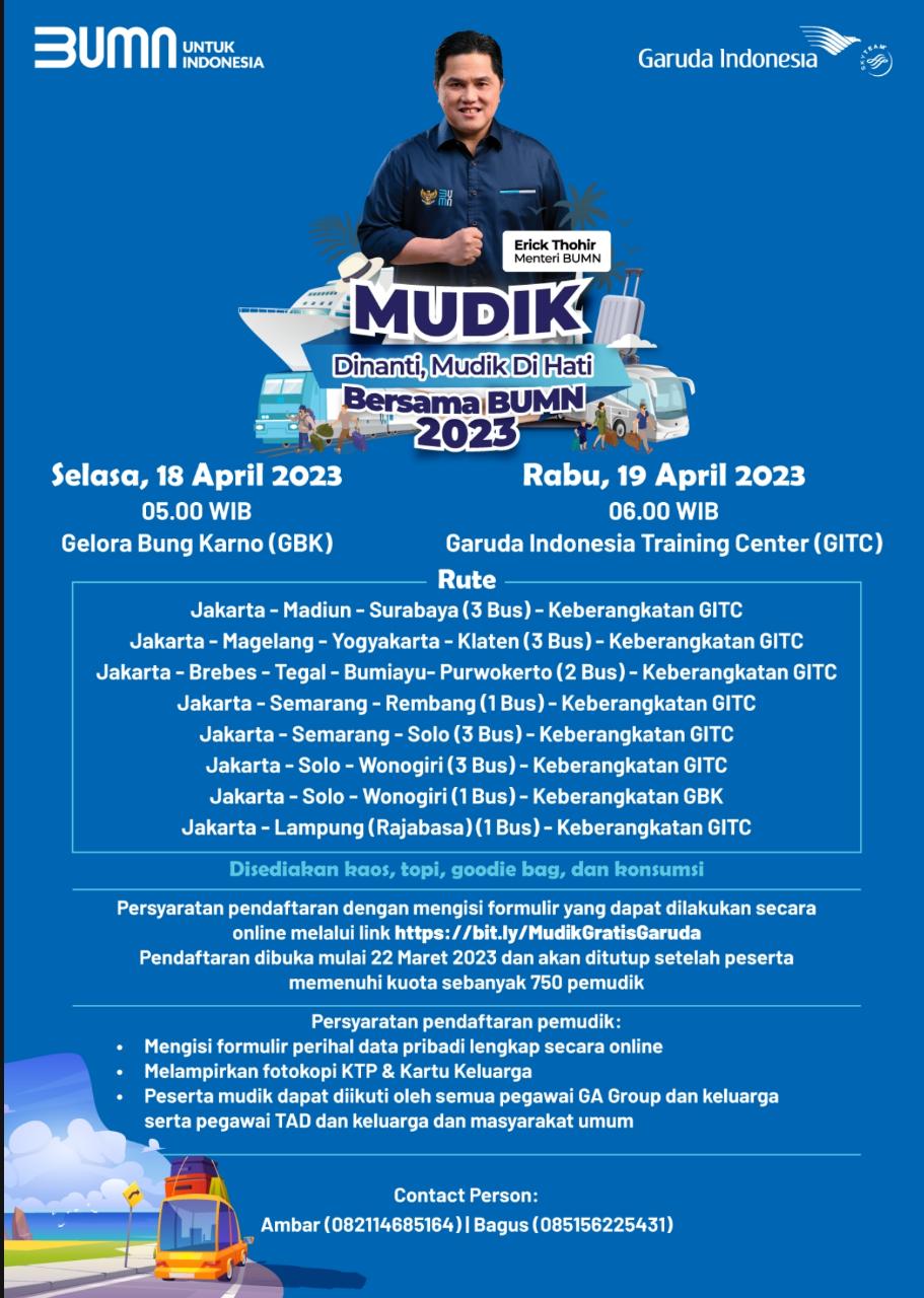 Mudik Gratis bersama Garuda Indonesia | AtmaGo