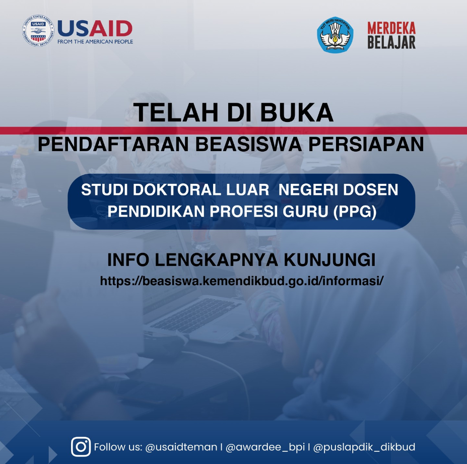 Beasiswa Pathway Persiapan Pendidikan Profesi Guru | AtmaGo