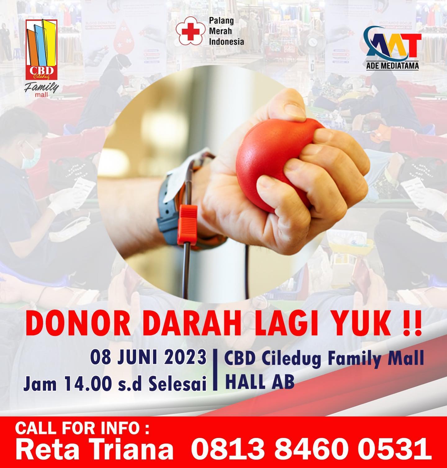 Donor Darah CBD Ciledug Family Mall | AtmaGo