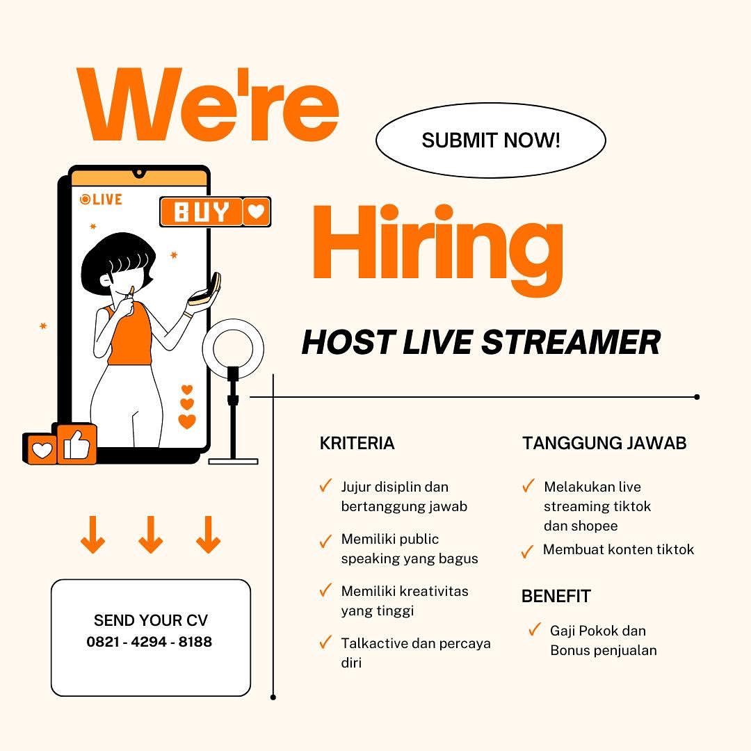 HOST LIVE STREAMER | AtmaGo