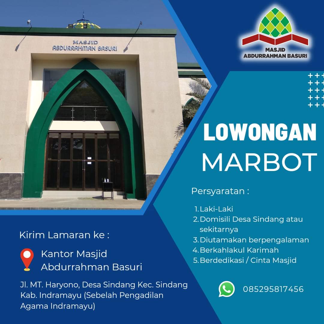 MARBOT MASJID ABDURRAHMAN BASURI | AtmaGo
