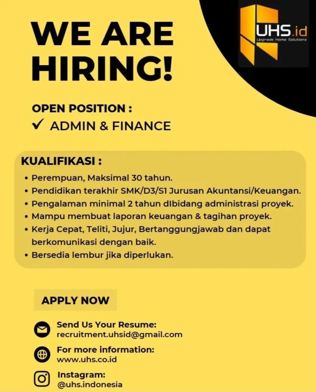 ADMIN & FINANCE | AtmaGo