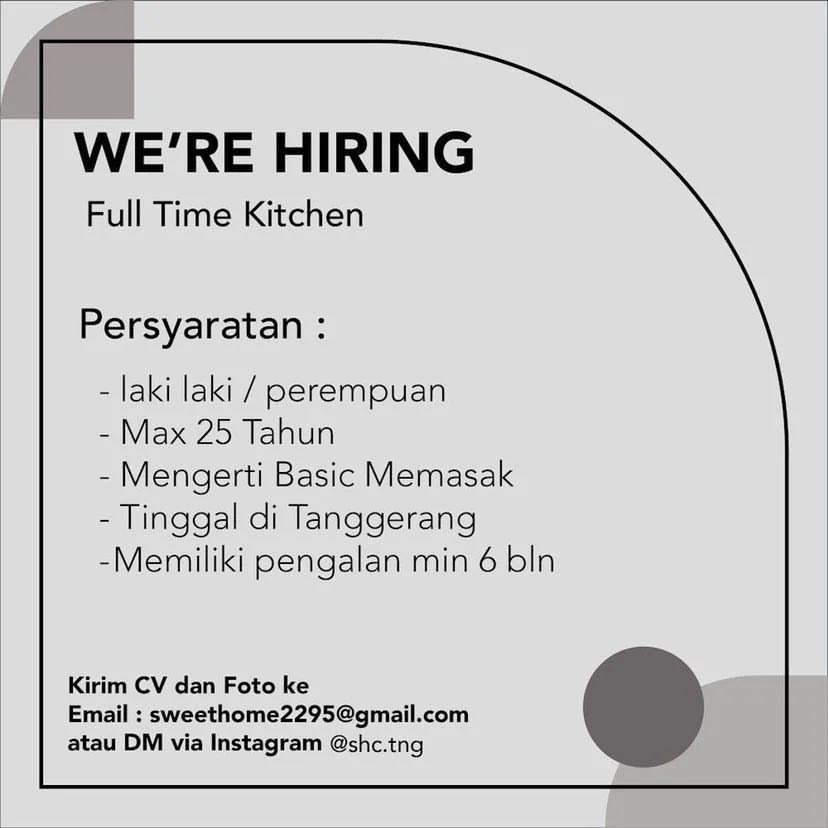 Full Time Kitchen | AtmaGo