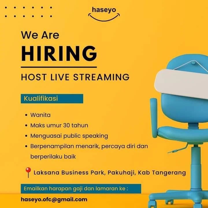 HOST LIVE STREAMING - Wanita | AtmaGo