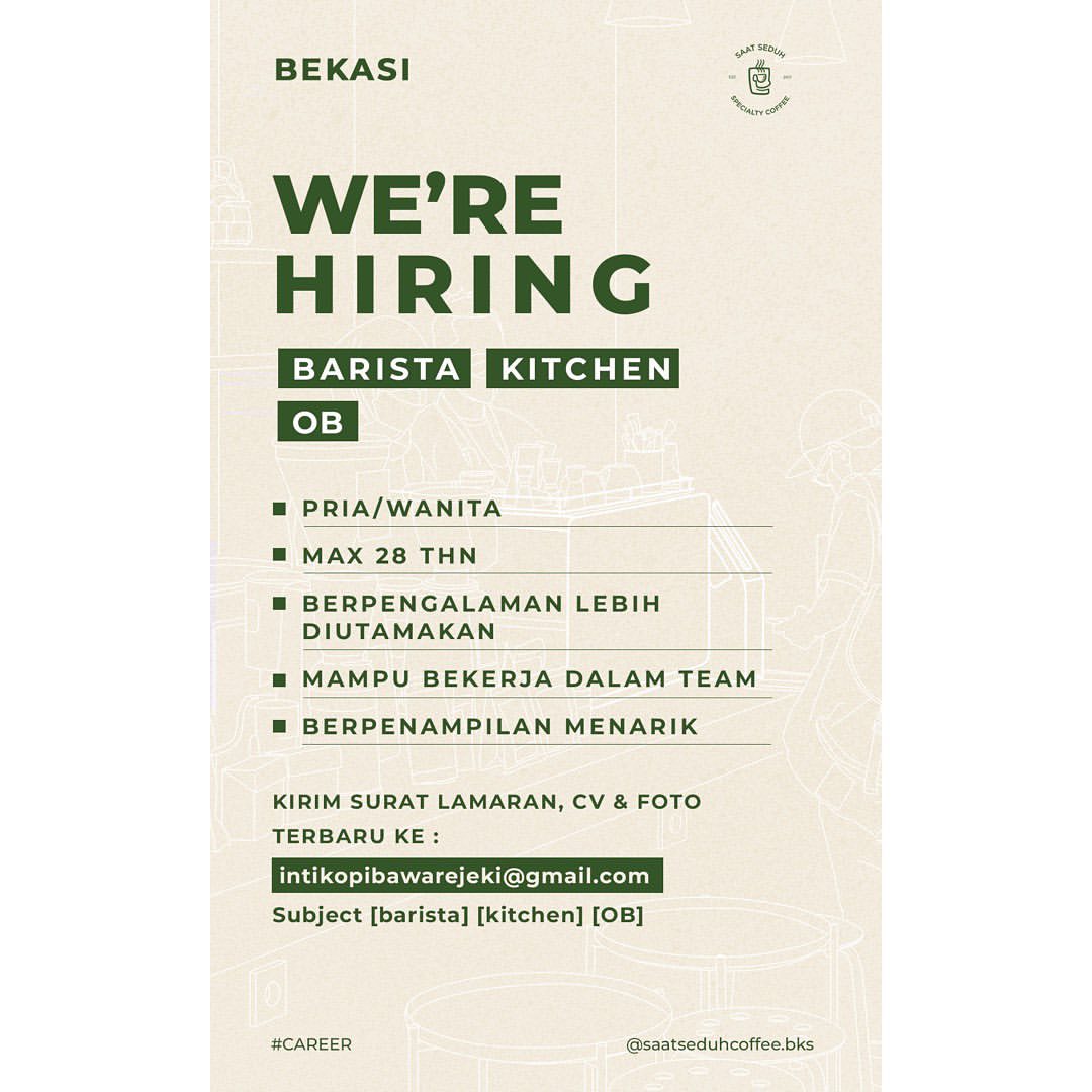 Barista, Kitchen, OB | AtmaGo