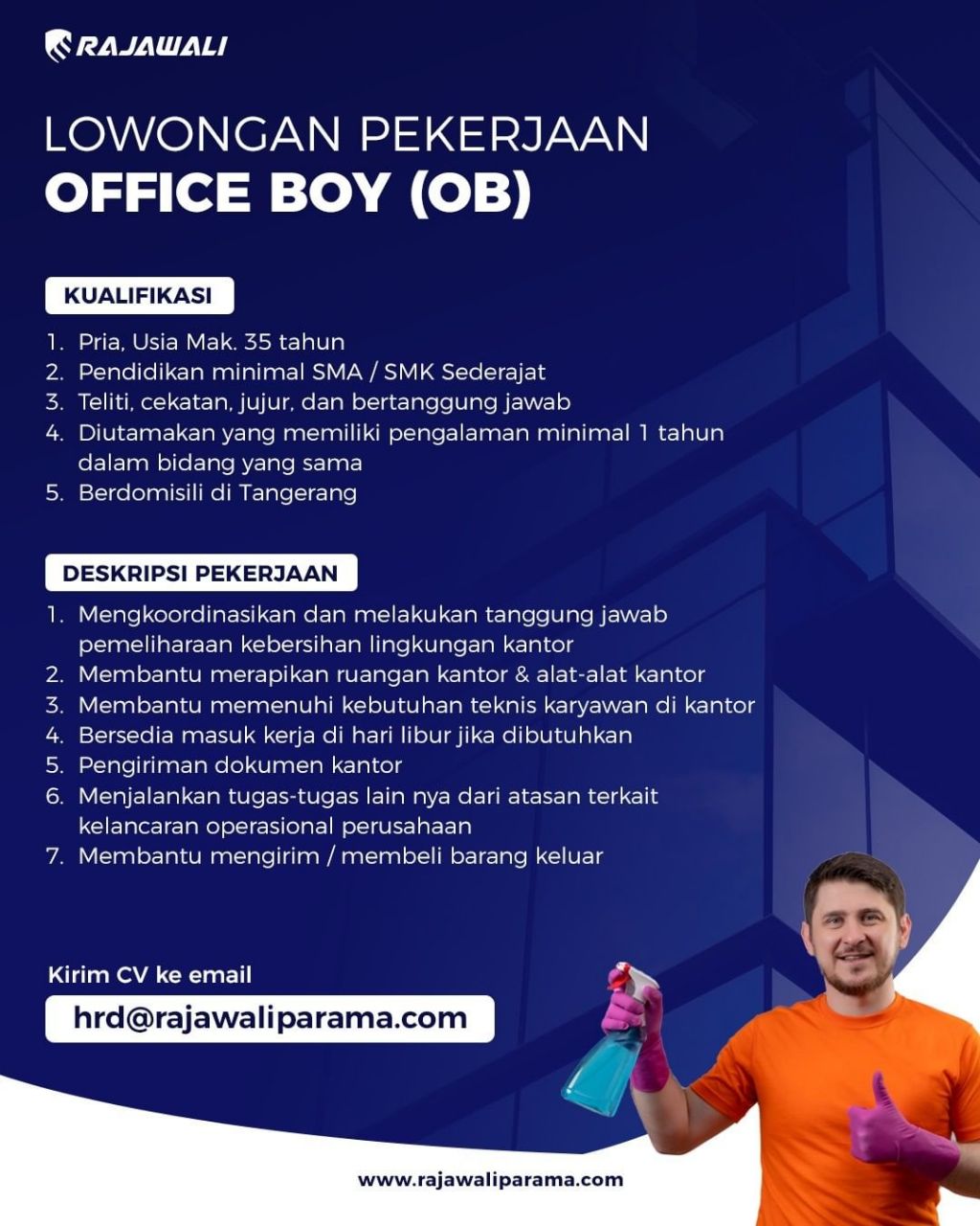 OFFICE BOY (OB) | AtmaGo