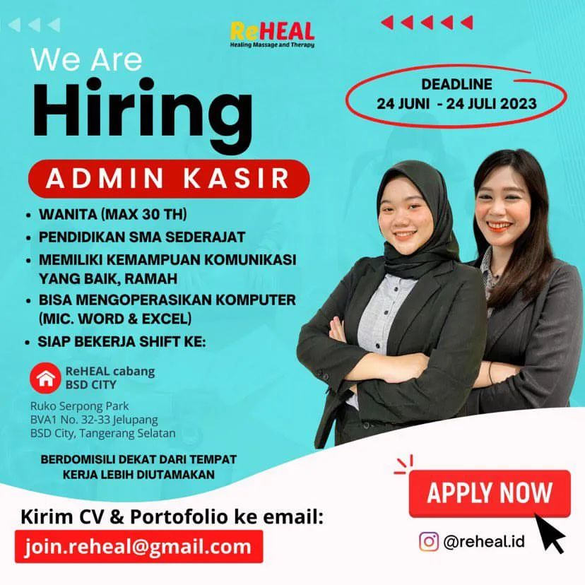 ADMIN KASIR - Wanita | AtmaGo