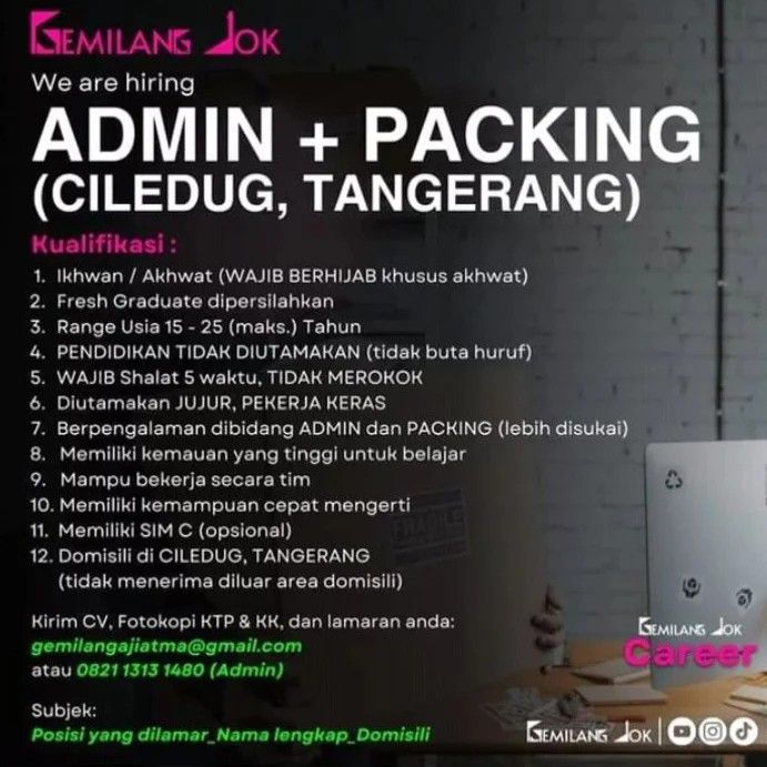 ADMIN + PACKING | AtmaGo