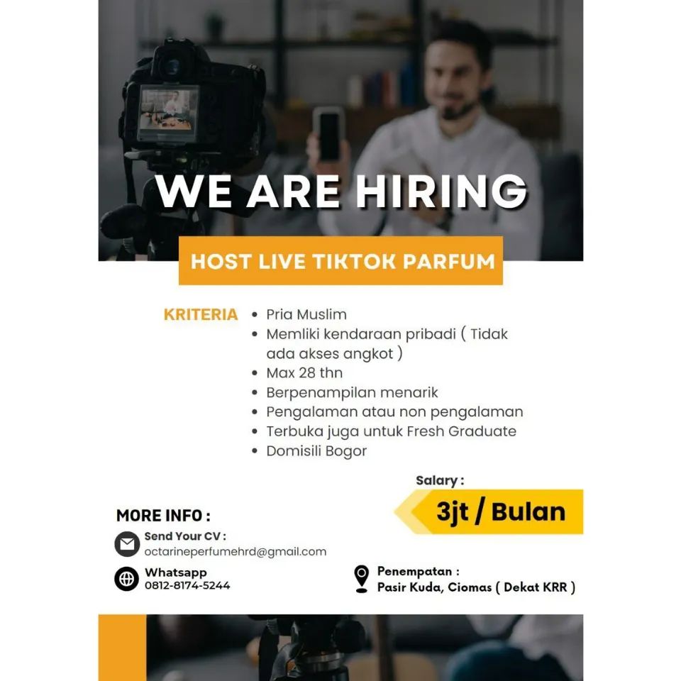 HOST LIVE TIKTOK PARFUM | AtmaGo