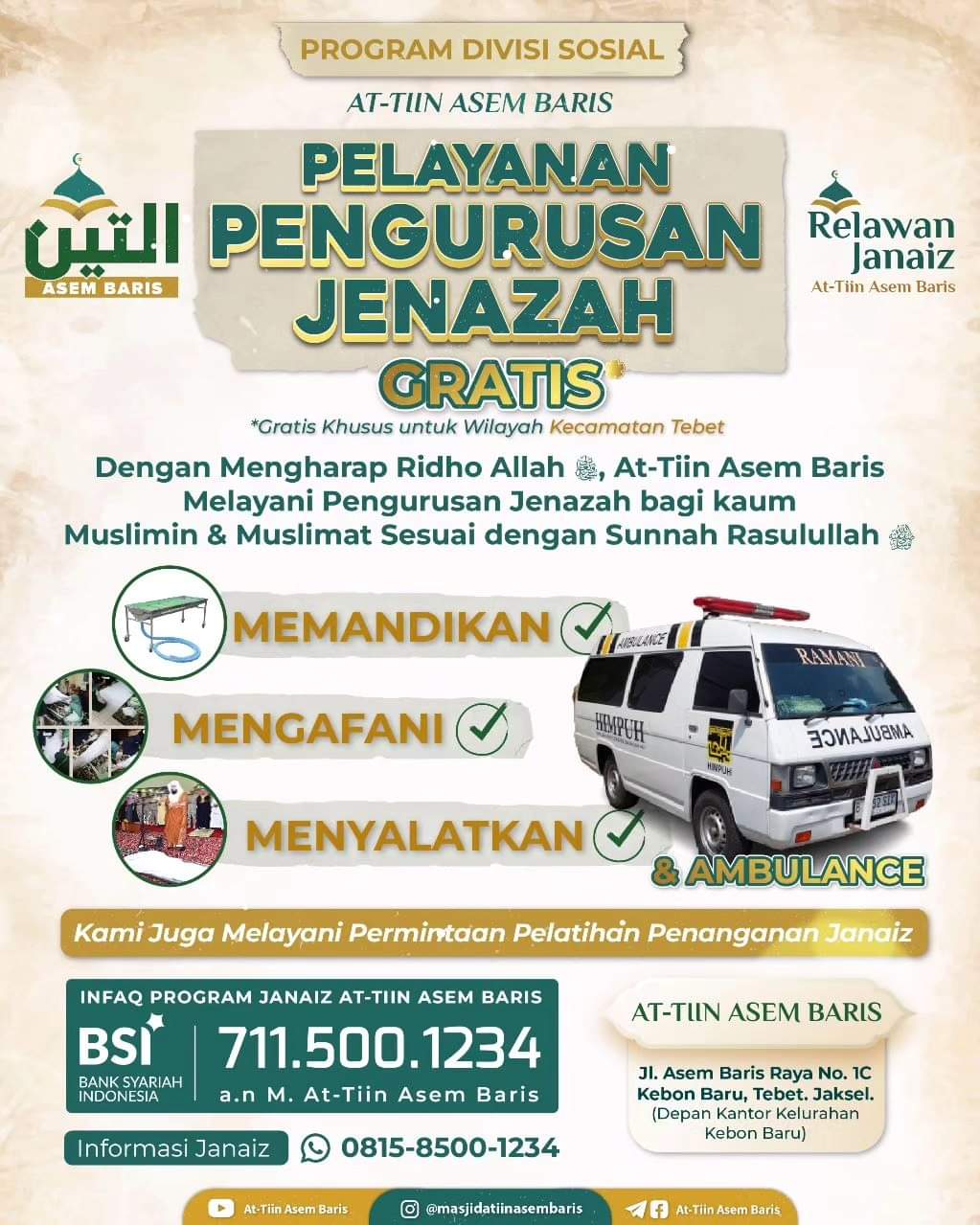 PELAYANAN PENGURUSAN JENAZAH GRATIS | AtmaGo