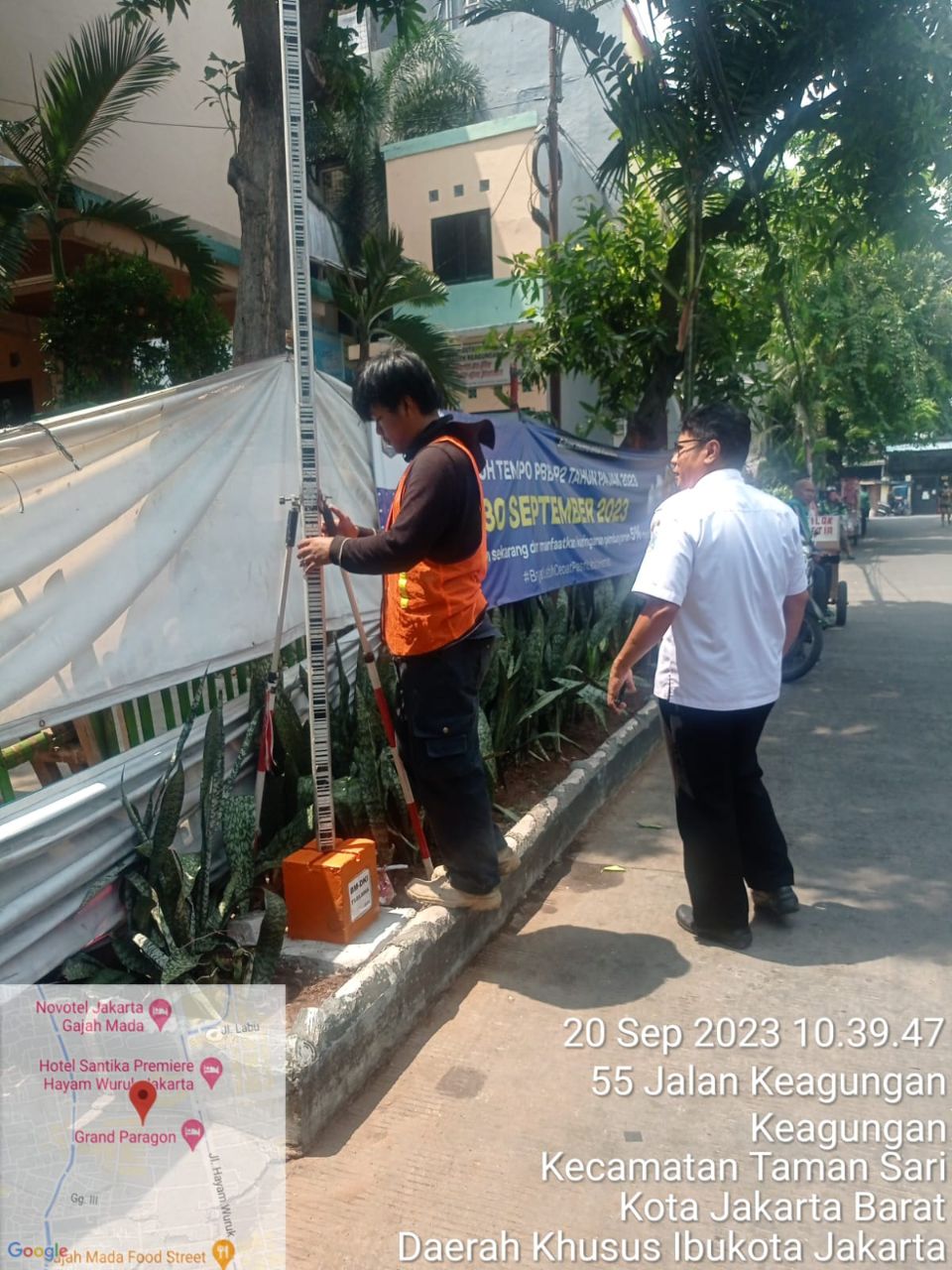 KANTOR KELURAHAN KEAGUNGAN PATOK TITIK REFERENSI/BENCHMARK ( BM) | AtmaGo