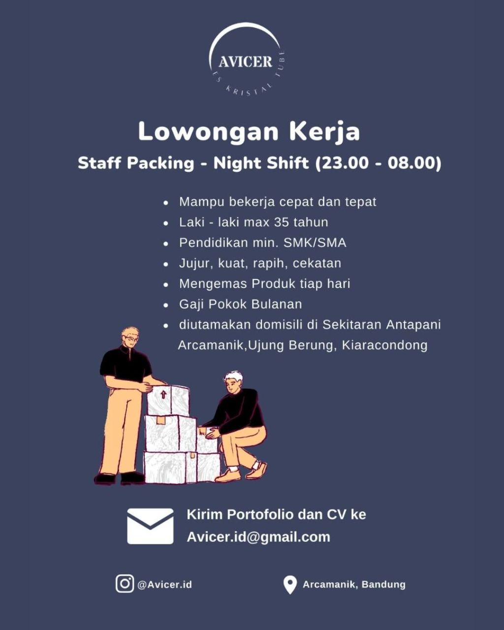 Staff Packing - Night Shift (23.00 - 08.00) | AtmaGo