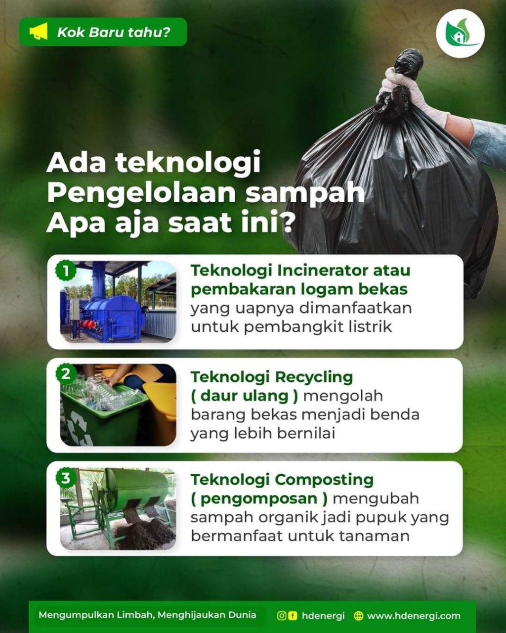 Apa Saja Teknologi Pengelolaan Sampah Saat Ini? | AtmaGo