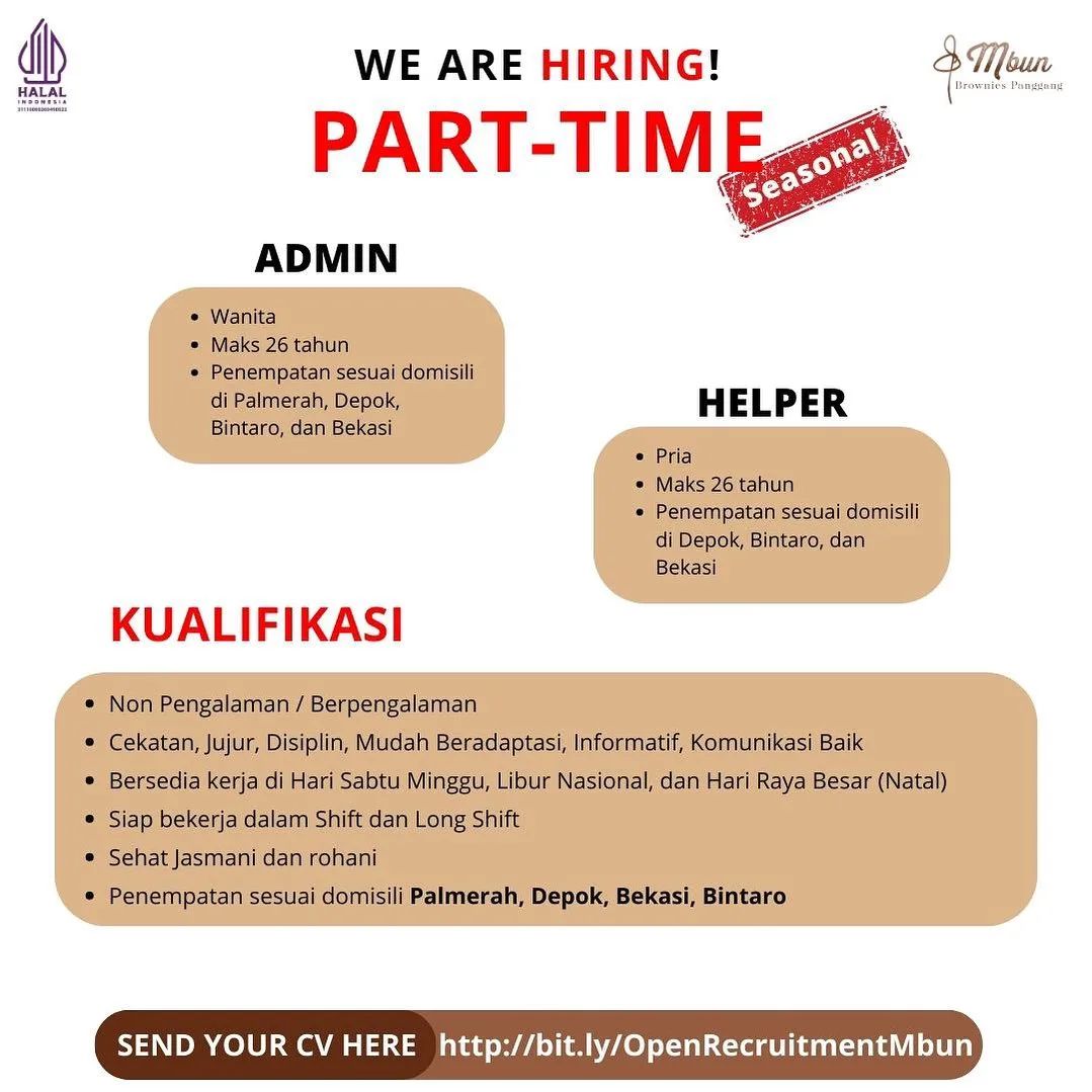 Admin dan Helper - Wanita | AtmaGo