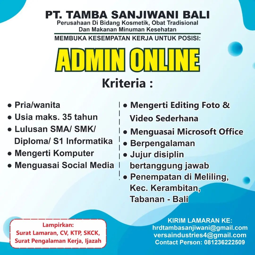 ADMIN ONLINE | AtmaGo