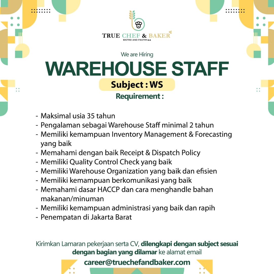WAREHOUSE STAFF | AtmaGo