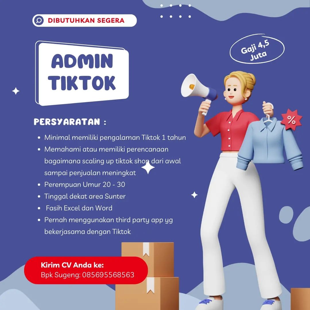 ADMIN TIKTOK | AtmaGo