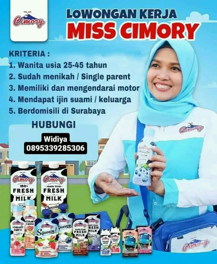 Lowongan Kerja Miss Cimory Center Rungkut | AtmaGo