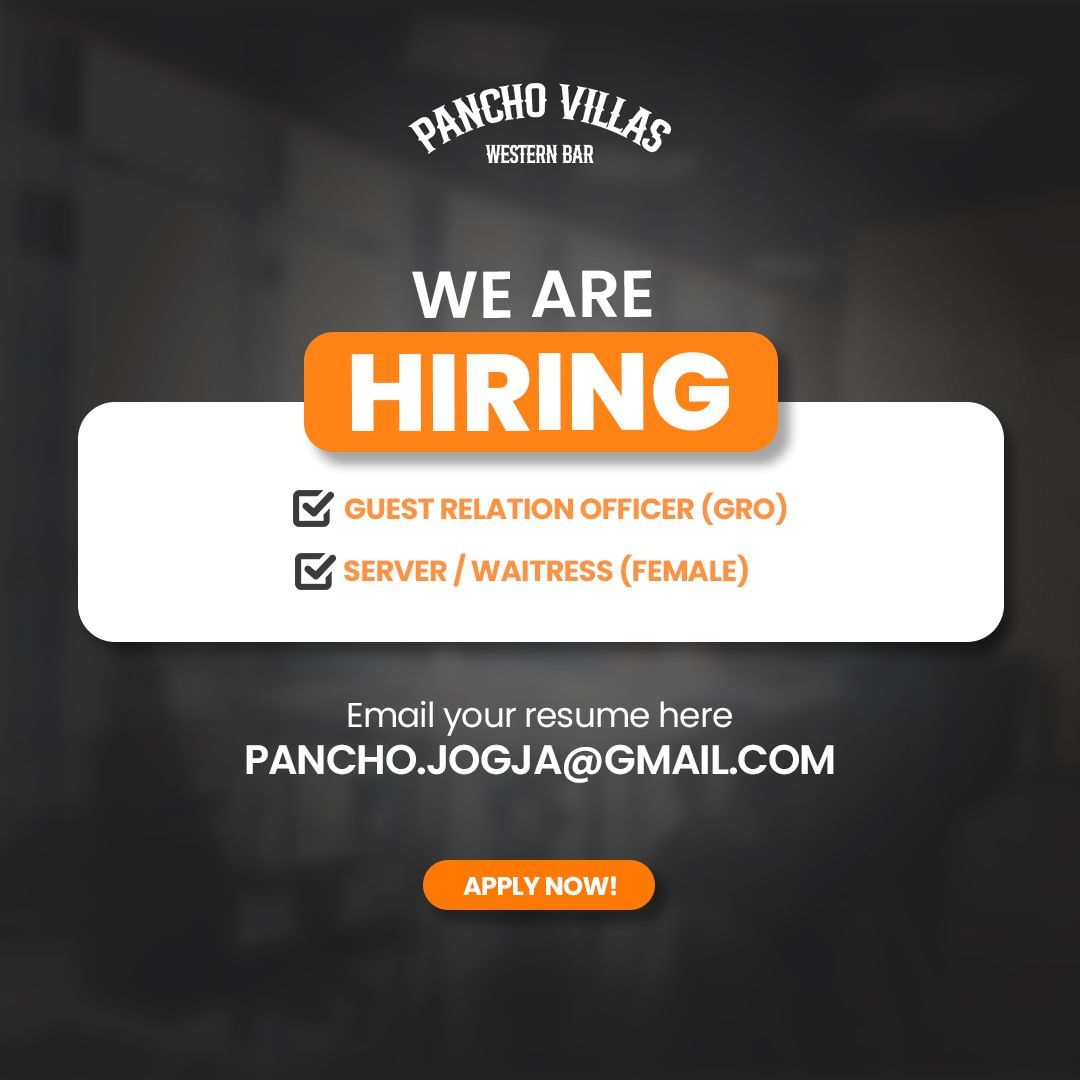 Guest Relation Officer dan Server/Waitress | AtmaGo