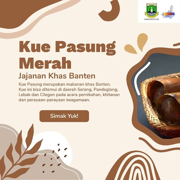 Kue Pasung Merah Jajanan Khas Banten | AtmaGo