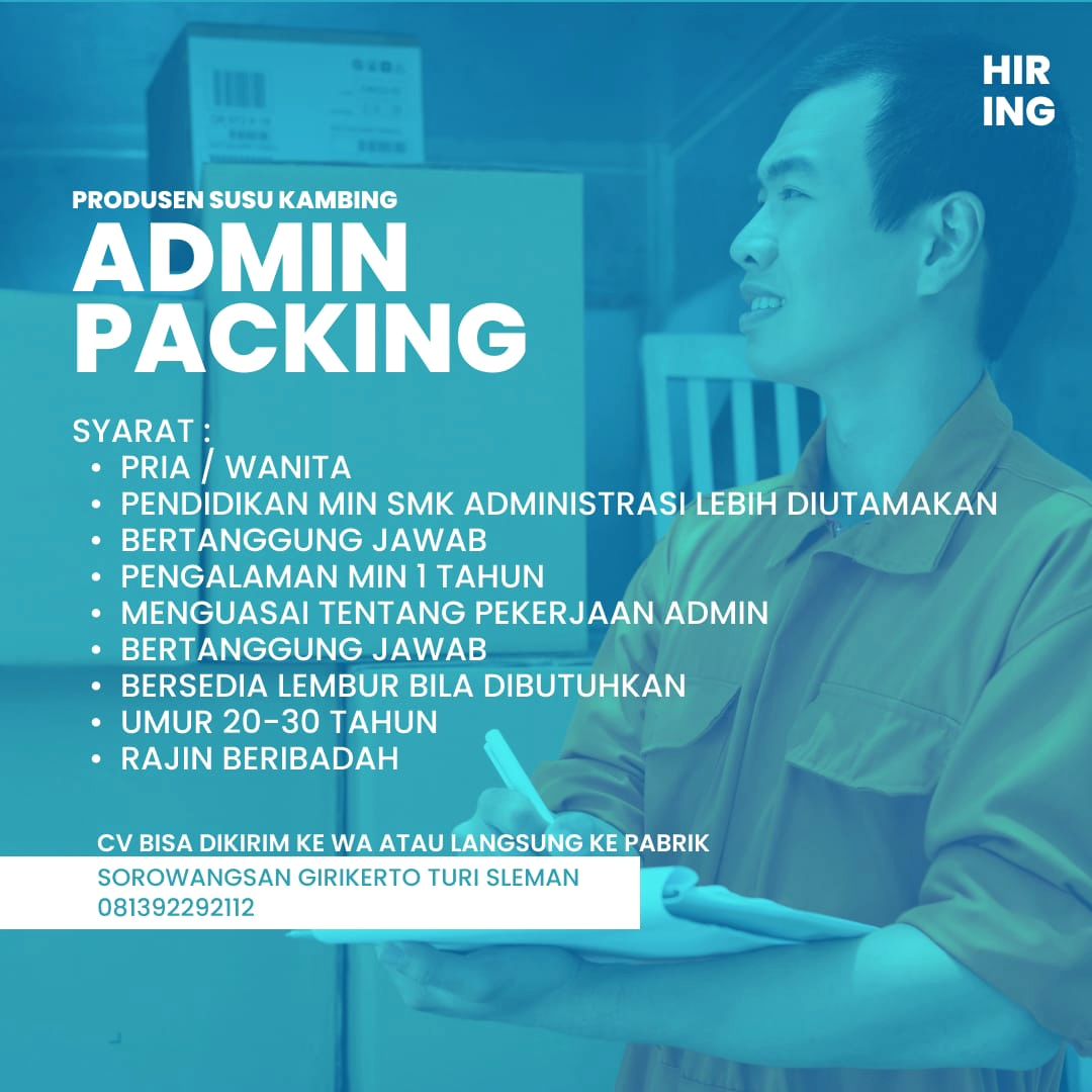 Admin Packing | AtmaGo