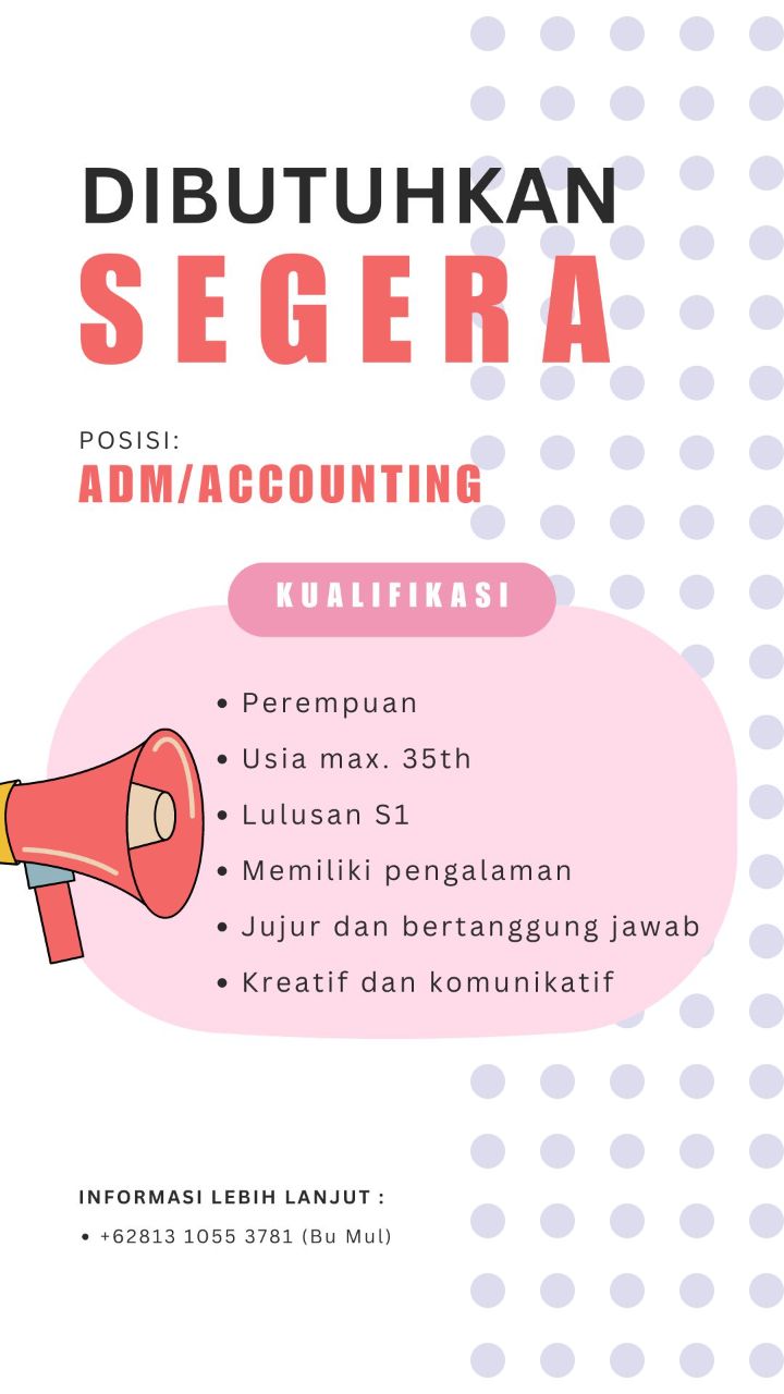 Adm / Accounting | AtmaGo