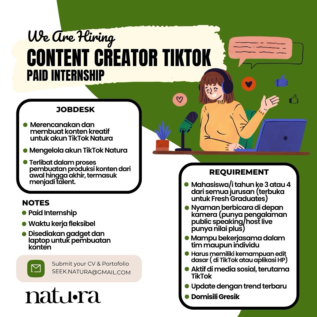 (MAGANG) CONTENT CREATOR TIKTOK | AtmaGo