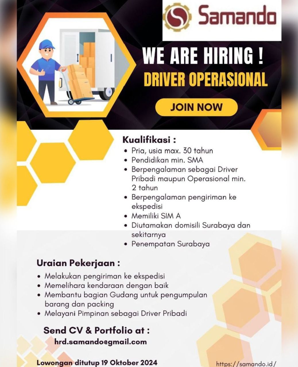 DRIVER OPERASIONAL | AtmaGo