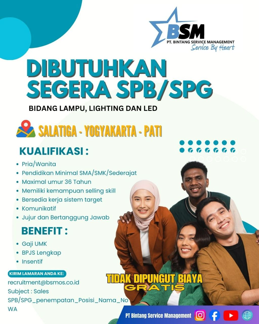 Sales, Crew Resto, Stocker Resto | AtmaGo