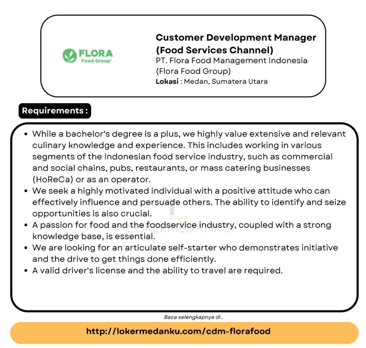 CUSTOMER DEVELOPMENT MANAGER | AtmaGo