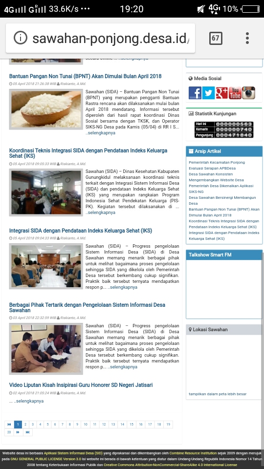 Web Desa yang Sempat Diretas Kini Sudah Pulih | AtmaGo