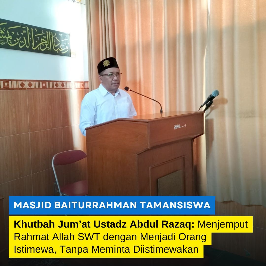 Menjemput Rahmat Allah SWT dengan Menjadi Orang Istimewa, Tanpa Meminta ...
