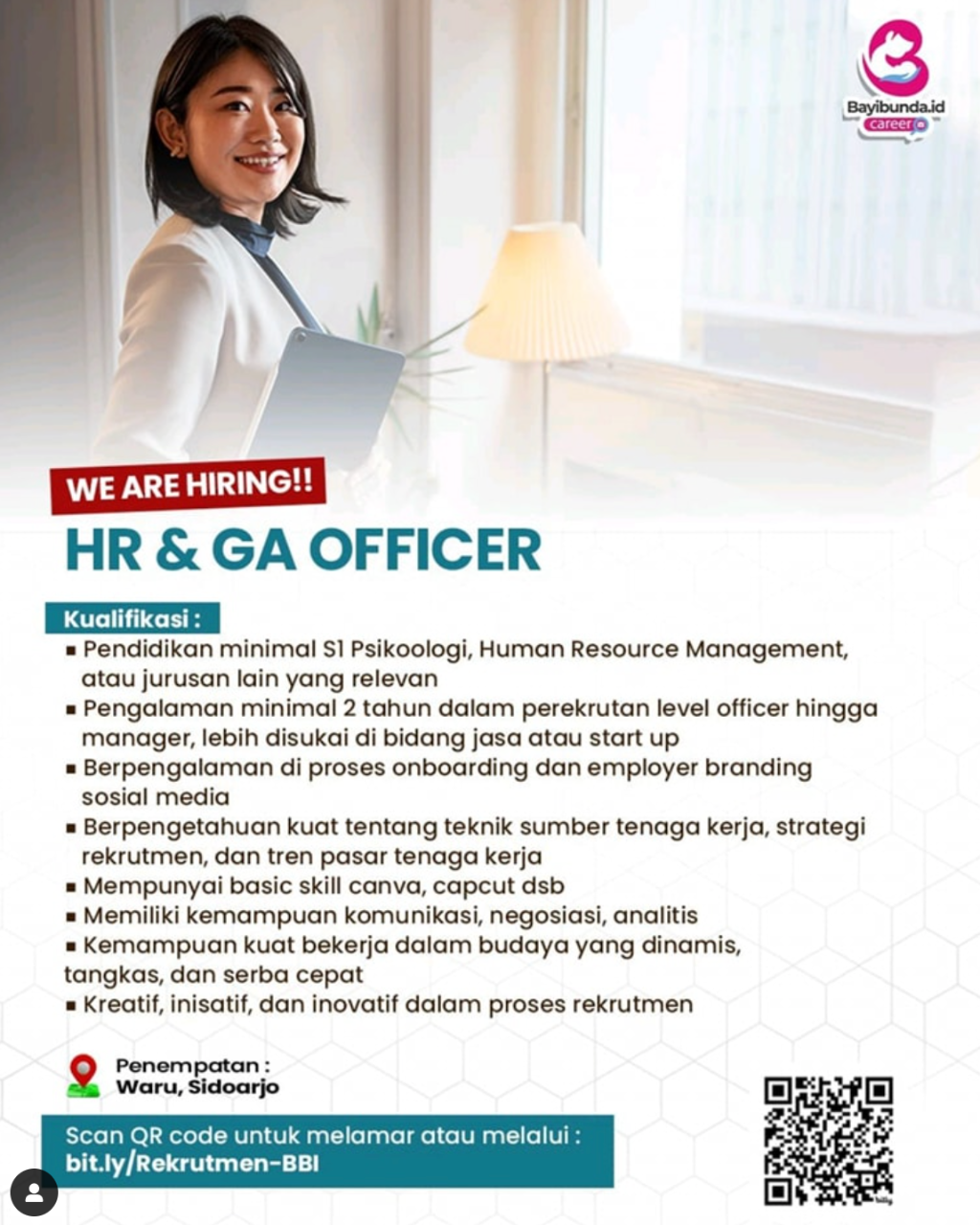 HR & GA Officer | AtmaGo