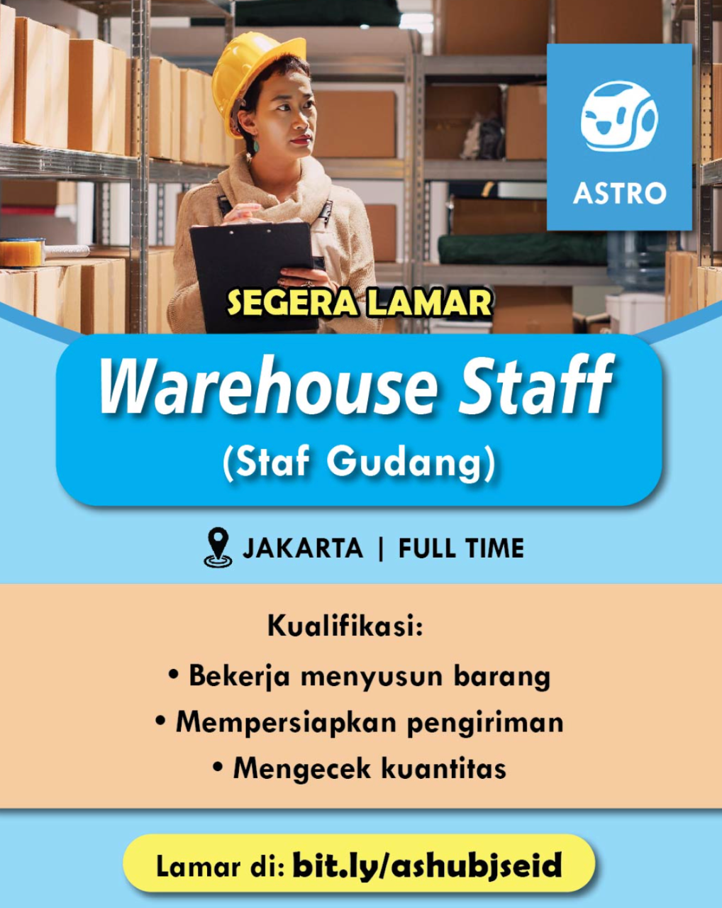 Warehouse Staff | AtmaGo
