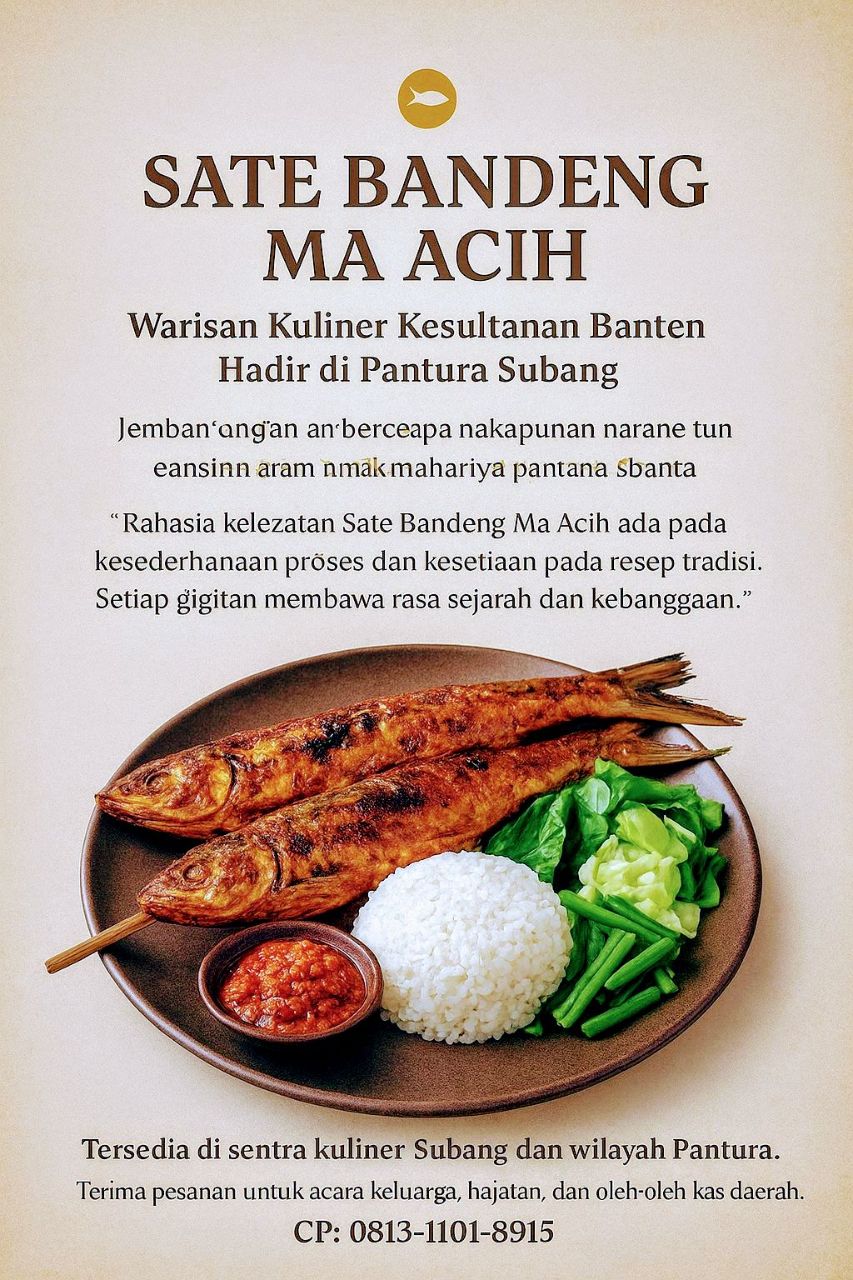 SATE BANDENG "MA ACIH", UMKM binaan YLNI Warisan Kuliner Kesultanan ...