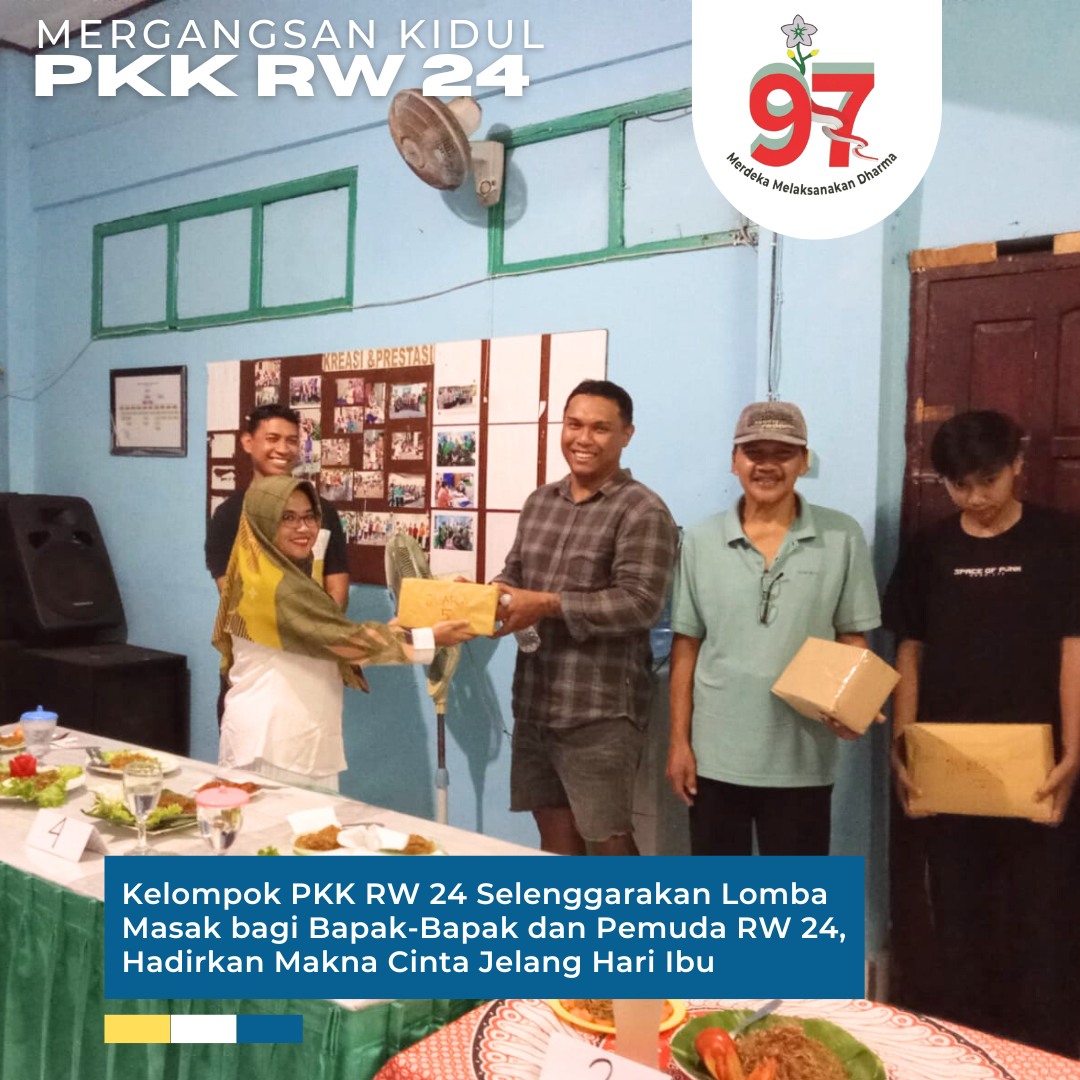 Kelompok PKK RW 24 Selenggarakan Lomba Masak bagi Bapak-Bapak dan ...
