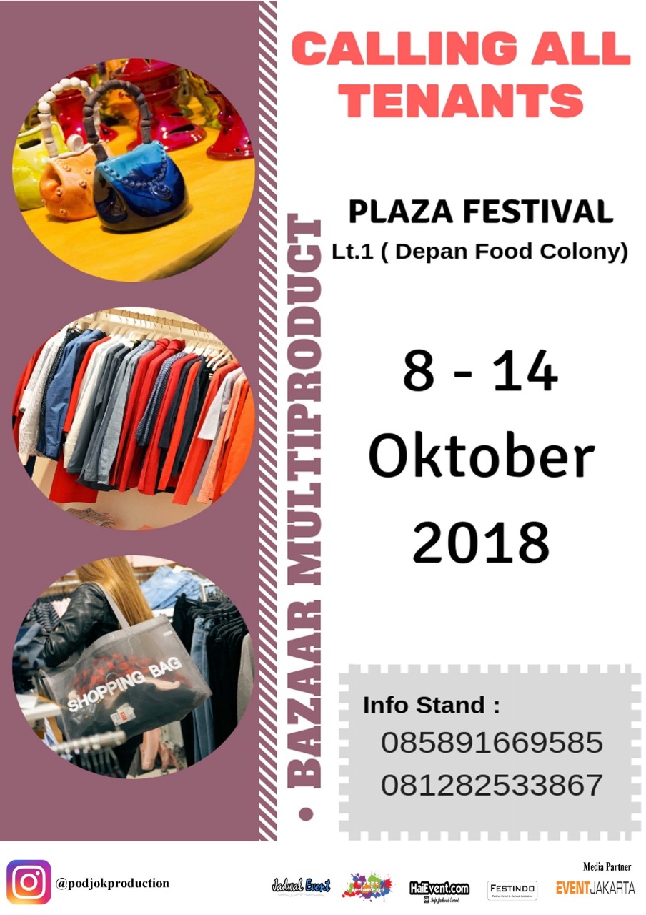 (Peluang Usaha) Buka Stand di Bazaar Multiproduct – Jakarta | AtmaGo