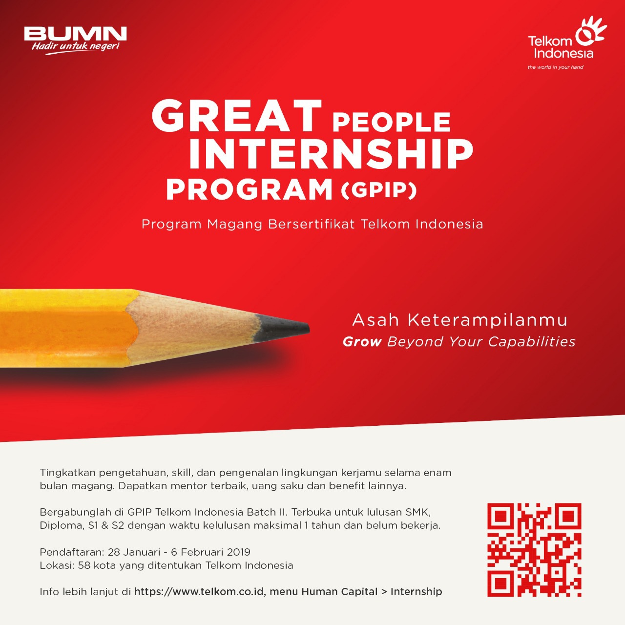 Great People Internship Program (GPIP) : Magang di Telkom | AtmaGo