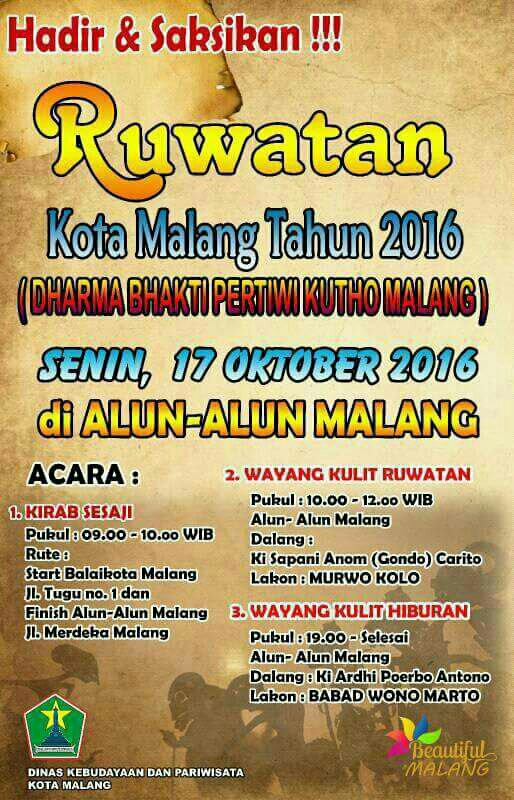 Ruwatan Kota Malang 2016 | AtmaGo