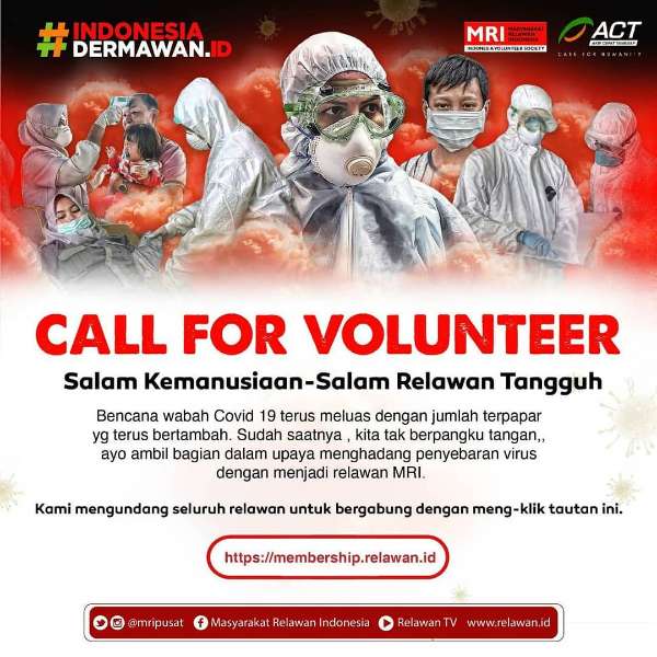 Open Recruitment Relawan Corona Aksi Cepat Tanggap | AtmaGo